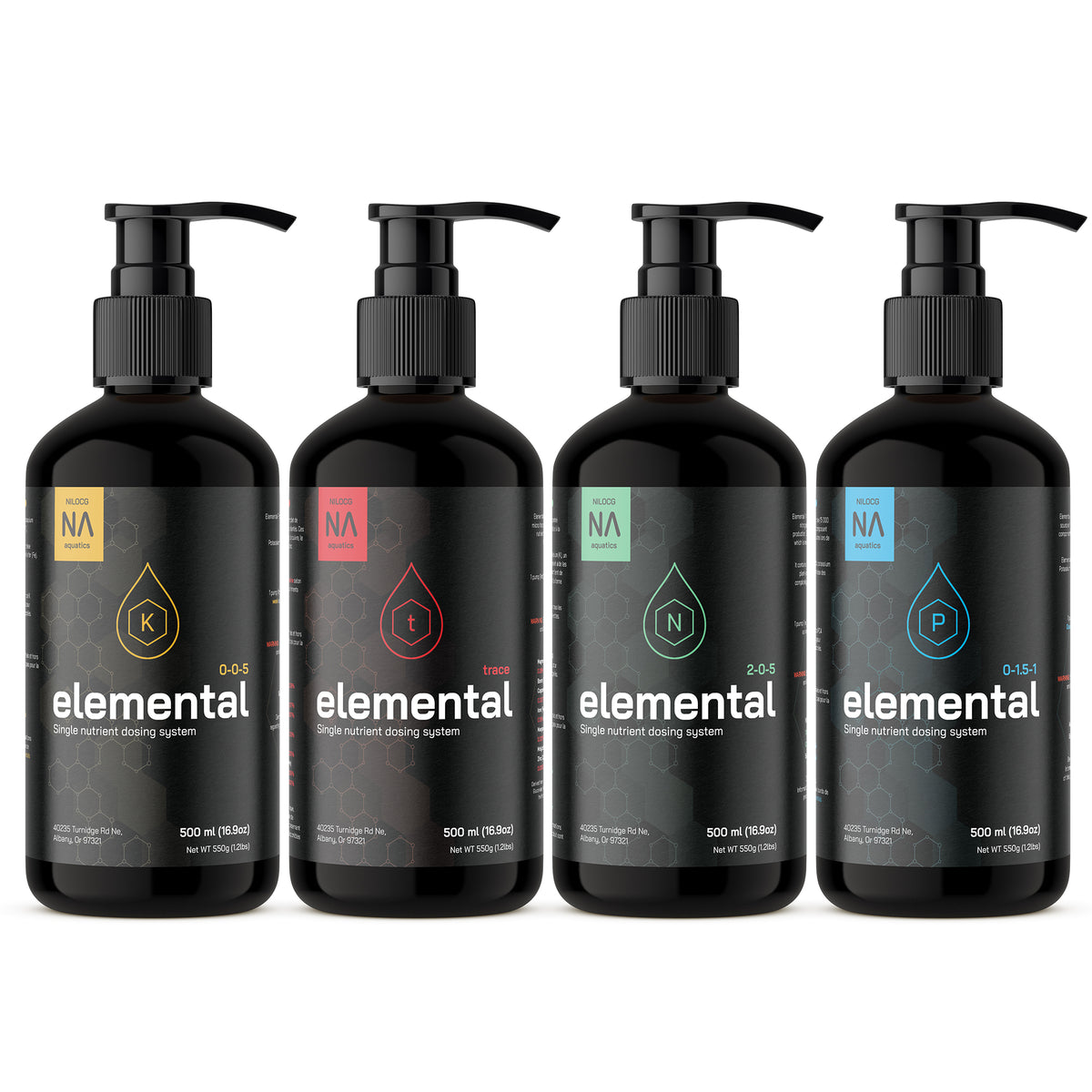 Elemental Nutrients - Single Nutrient Dosing - NilocG